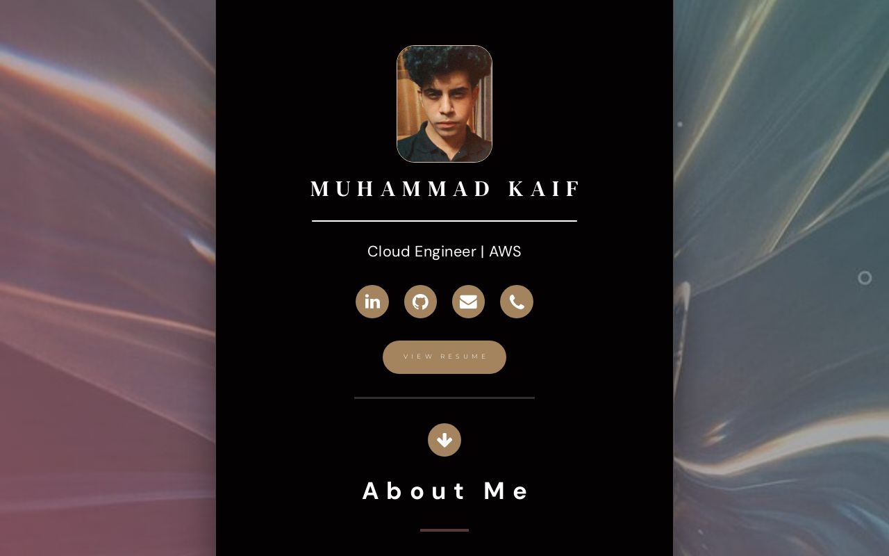 Muhammad Kaif | Cloud Engineer